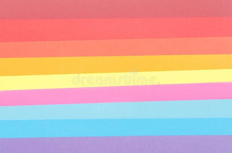 Construction Paper in Rainbow Colors Stock Image - Image of creativity ...