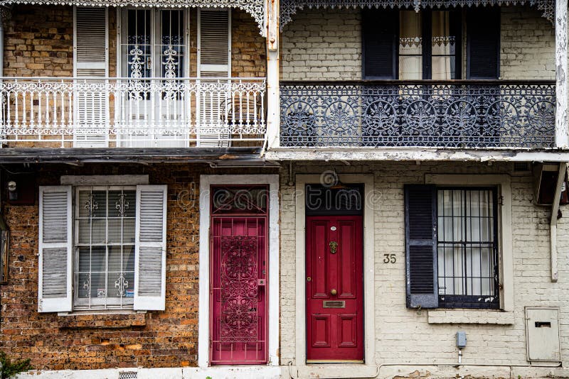 Construction Patterns in the Melbourne Stock Image - Image of vintage ...