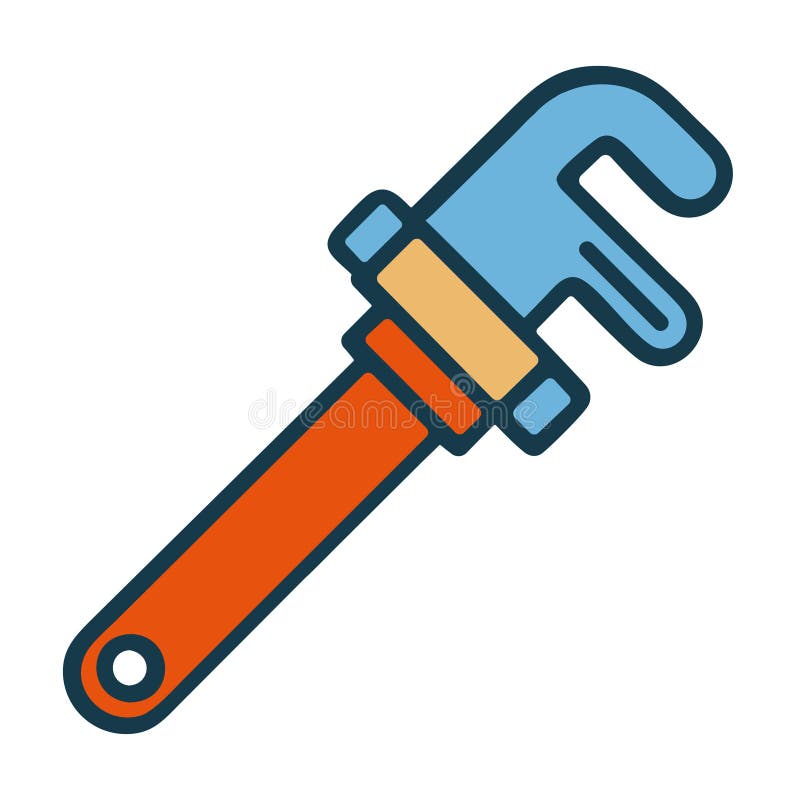 Pipe Wrench Logo Letter R Repair Service Stock Vector - Illustration of ...