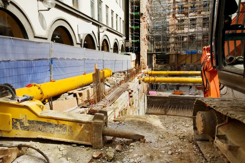 Construction pit stock photo. Image of construction, building - 44904662