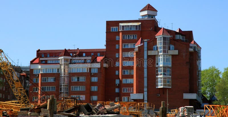 Construction place stock photo. Image of heap, activity - 14599464