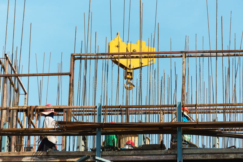 Construction place stock photo. Image of equipment, house - 71865482