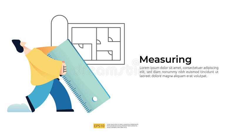 Construction Planning for House Project Concept with People Character ...