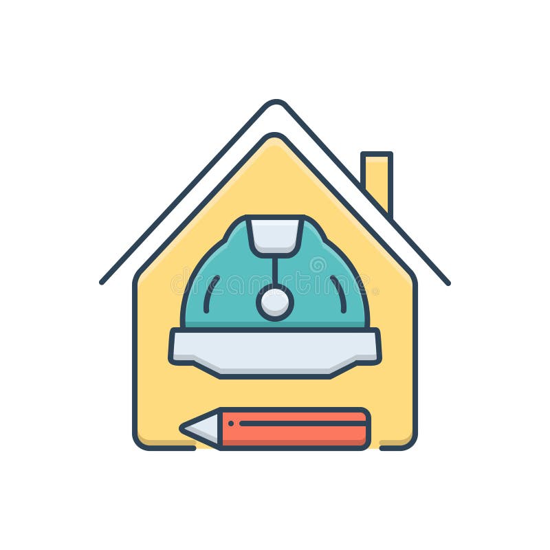 Construction planning stock illustration. Illustration of planning ...