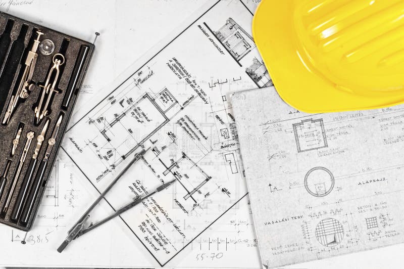 Construction plans stock image. Image of concepts, architecture - 20610859