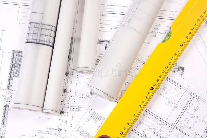 Plans stock photo. Image of building, mechanical, extension - 1751424