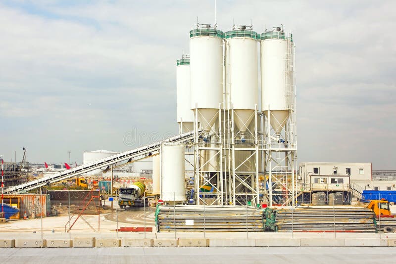 Construction plant stock photo. Image of tower, construct - 13048842