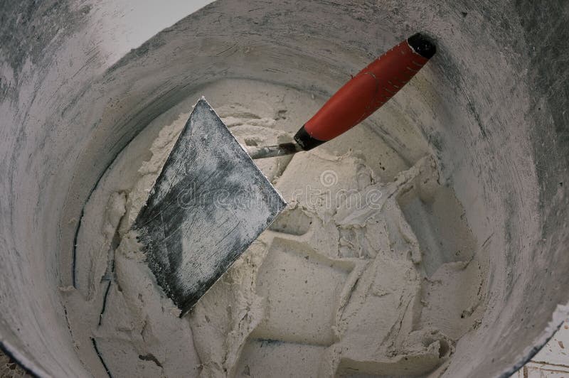 Concrete plaster stock image. Image of soft, construction - 146343795