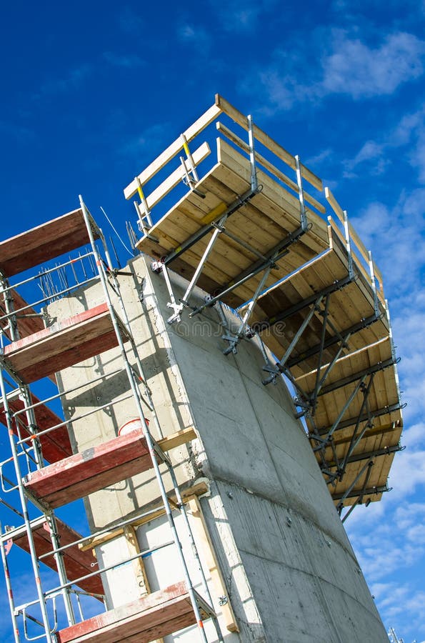 Scaffolding Used To Support a Platform or Form Work Stock Photo - Image ...