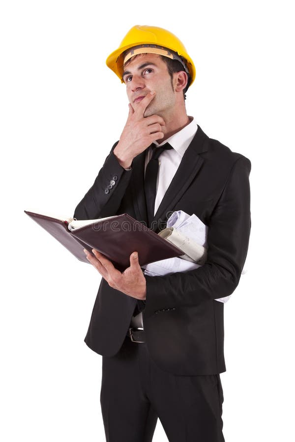 Portrait of Construction Professional with Tool Stock Image - Image of ...