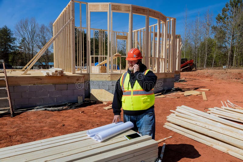 During the Construction Process, the Inspector Inspects the Work Being ...