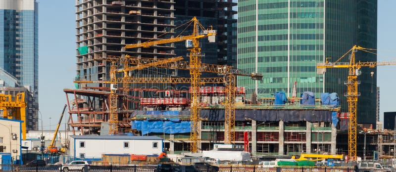 Construction in process stock image. Image of engineering - 30733171