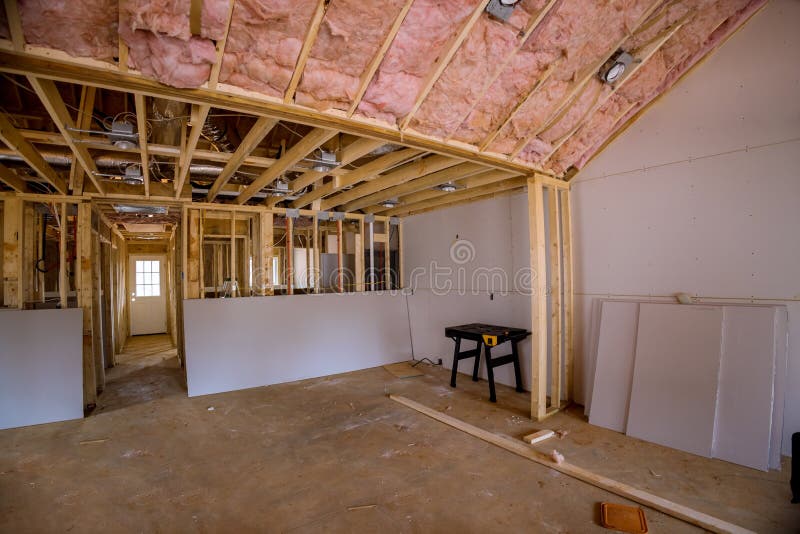 During the Construction Process of a New Building Under Construction ...