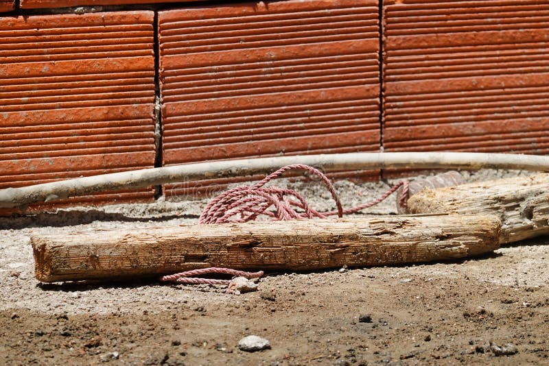 Construction Process and Pieces of Equipment of Building a House Stock ...