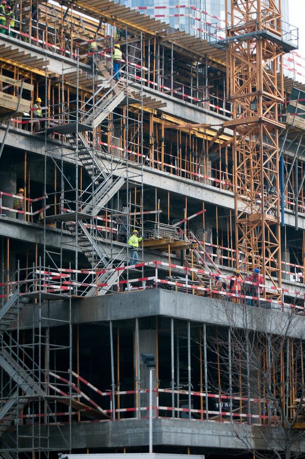Construction in progress editorial photo. Image of building - 49652531