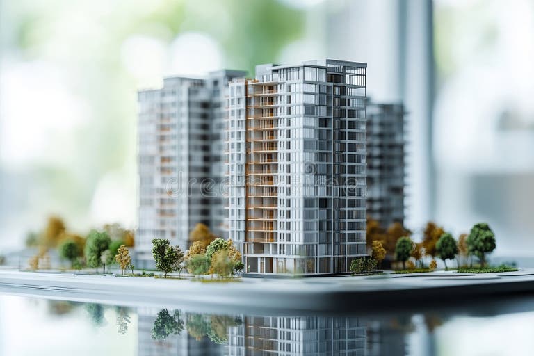 Construction Progress of Multi Story Residential Development a ...