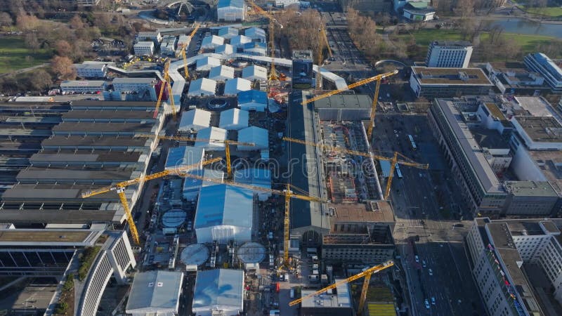 Construction Progress at the Stuttgart Central Train Station, Featuring ...