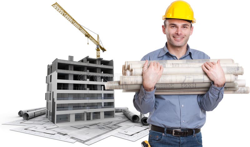 Construction project stock image. Image of industry, real - 42054103