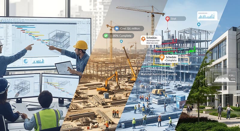 Collage Building Crane Stock Illustrations – 115 Collage Building Crane ...