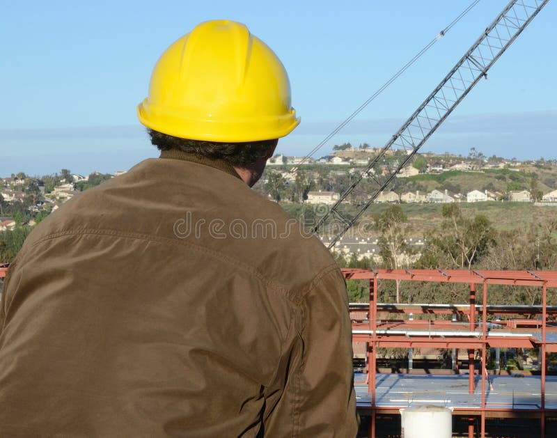 Construction Project Manager Stock Photo - Image of safety, foreman ...