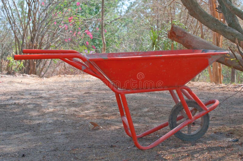 Construction pushcart stock photo. Image of pushcart - 25624142