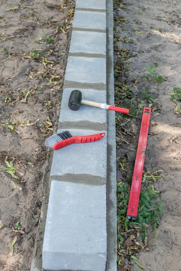 Construction - Putting Blocks with Tools Stock Image - Image of tool ...