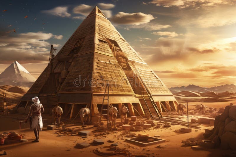 Construction of a Pyramid, Construction of a Pyramid, Restoration of ...