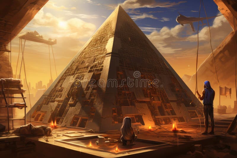 Construction of a Pyramid, Construction of a Pyramid, Restoration of ...