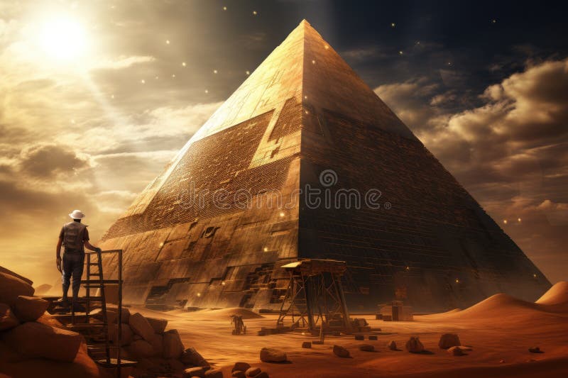 Construction of a Pyramid, Construction of a Pyramid, Restoration of ...