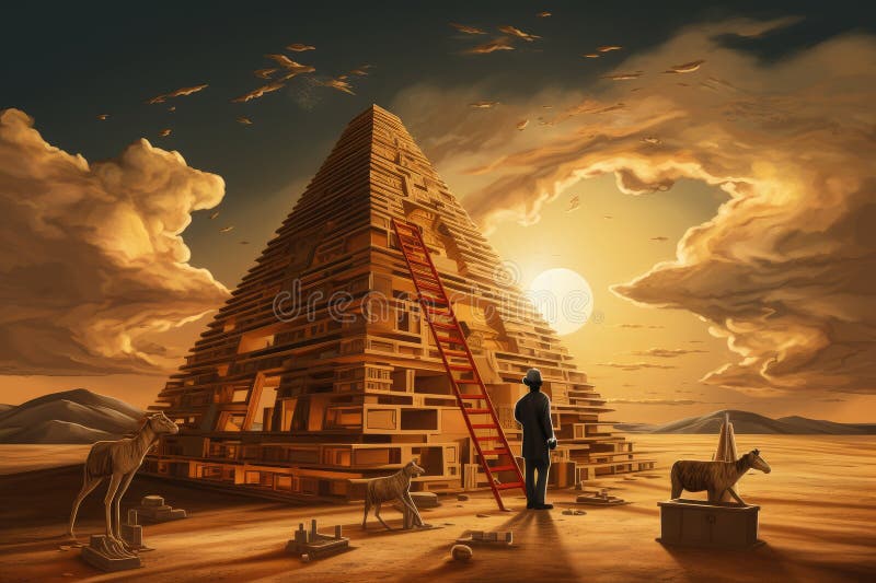 Construction of a Pyramid, Construction of a Pyramid, Restoration of ...