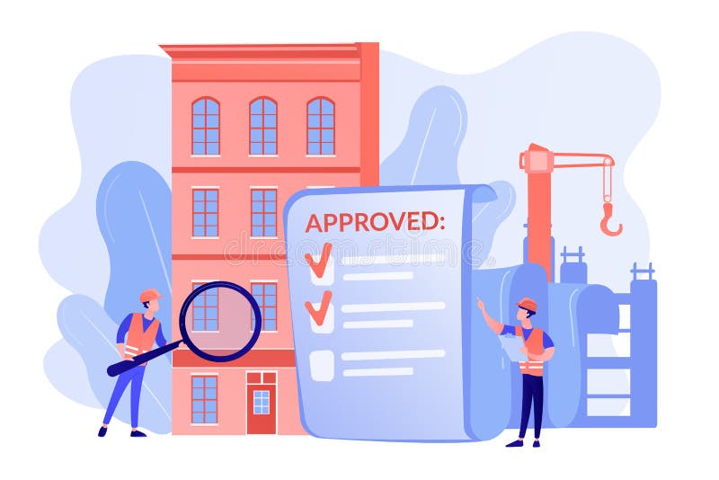 Construction Quality Control Abstract Concept Vector Illustration ...