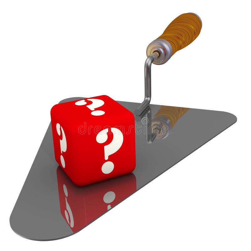 Construction question stock illustration. Illustration of building ...