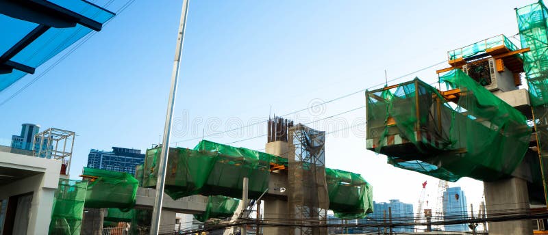 Construction Railroad Train Teamwork Real Stock Image - Image of rail ...