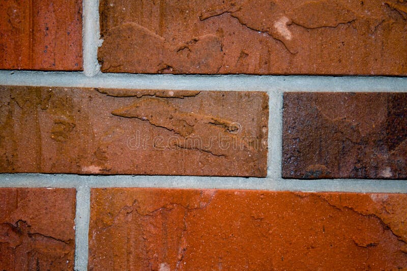 Construction red bricks stock photo. Image of lining, finish - 7377214
