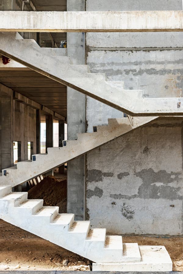 Construction of a Reinforced Concrete Building. Elements of a Concrete ...