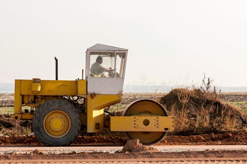 Construction and Repair of Roads and Highways Stock Image - Image of ...