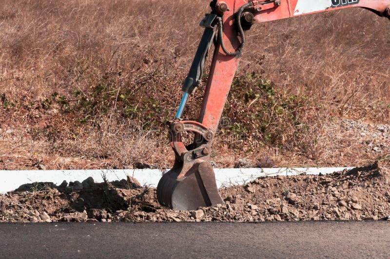 Construction and Repair of Roads and Highways Stock Image - Image of ...