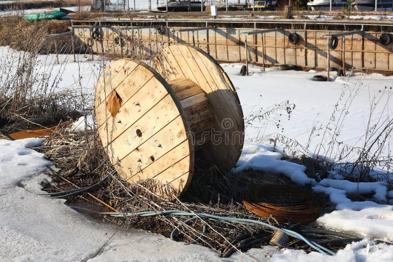 Construction, Repair, Tools - Coil for a Cable Stock Image - Image of ...