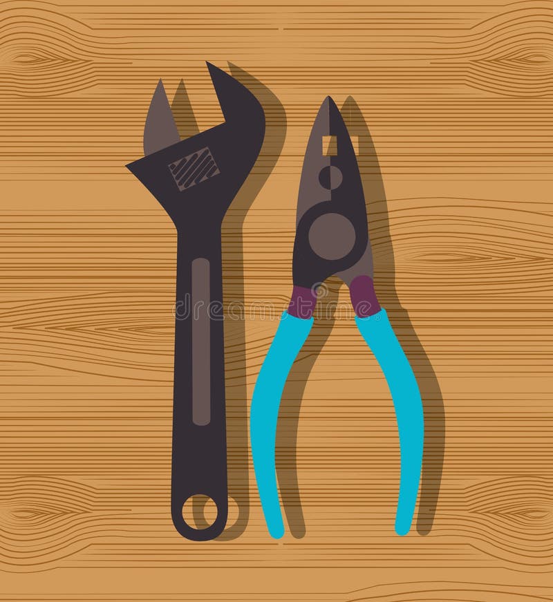 Construction Repair Tools Graphic Stock Vector - Illustration of ...
