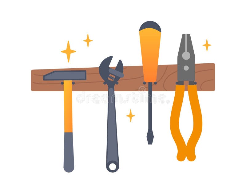 Hang Construction Tools Stock Illustrations – 197 Hang Construction ...