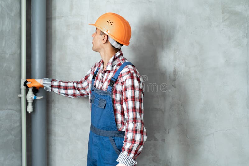 Construction and Repair. Young Foreman Builder, Engineer or Inspector ...