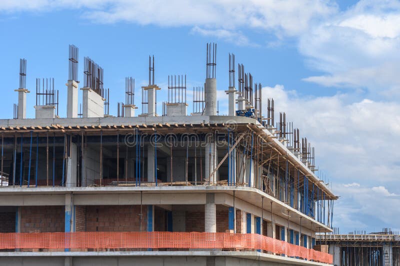 Construction of a Residential Building in Cyprus Near the Sea12 Stock ...