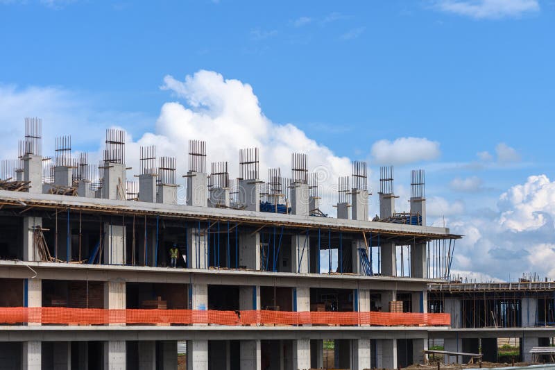 Construction of a Residential Building in Cyprus Near the Sea 17 Stock ...