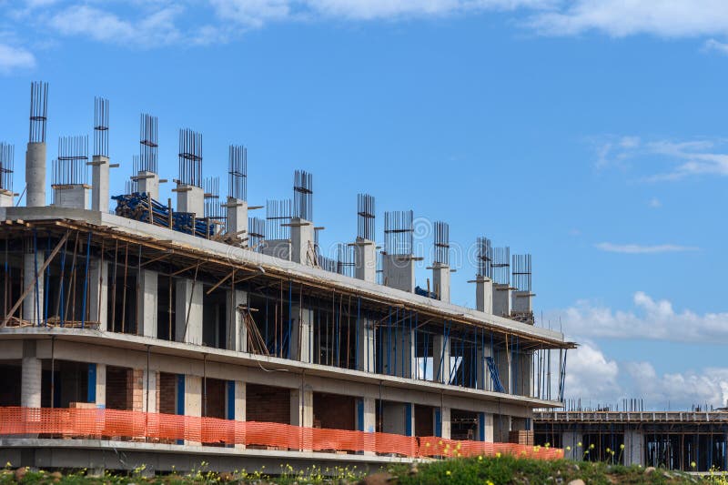 Construction of a Residential Building in Cyprus Near the Sea 14 Stock ...