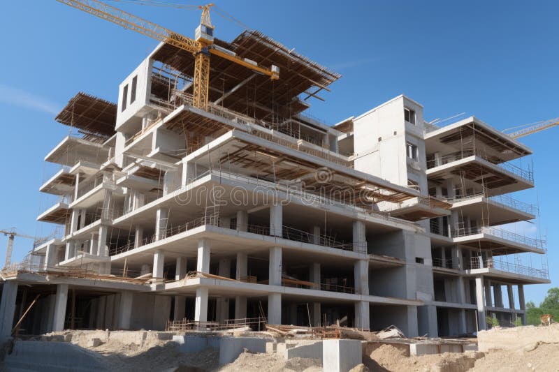 Construction of a Residential Building within a Larger Architectural ...