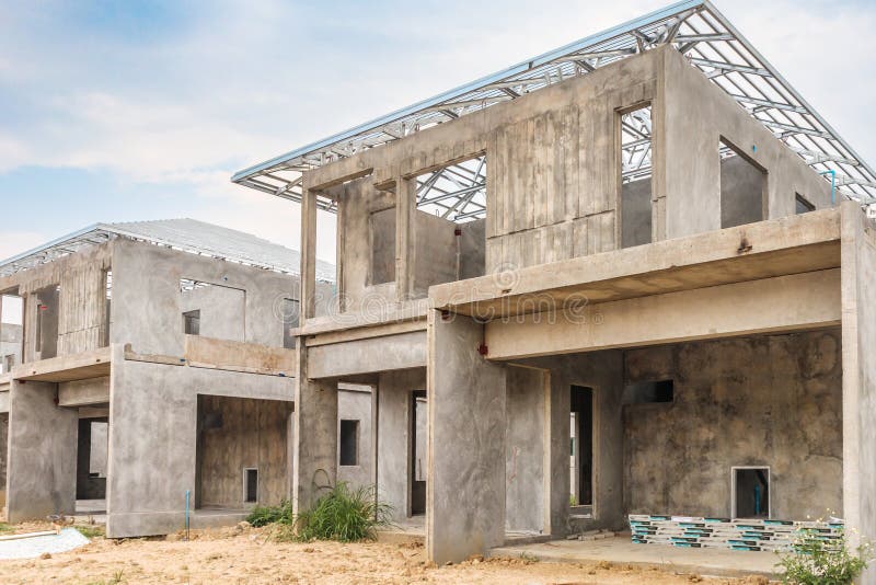 Construction Residential New House with Prefabrication System in ...