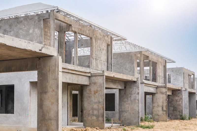 Construction Residential New House with Prefabrication System in ...