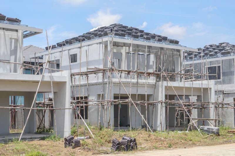 Construction Residential New House with Prefabrication System in ...