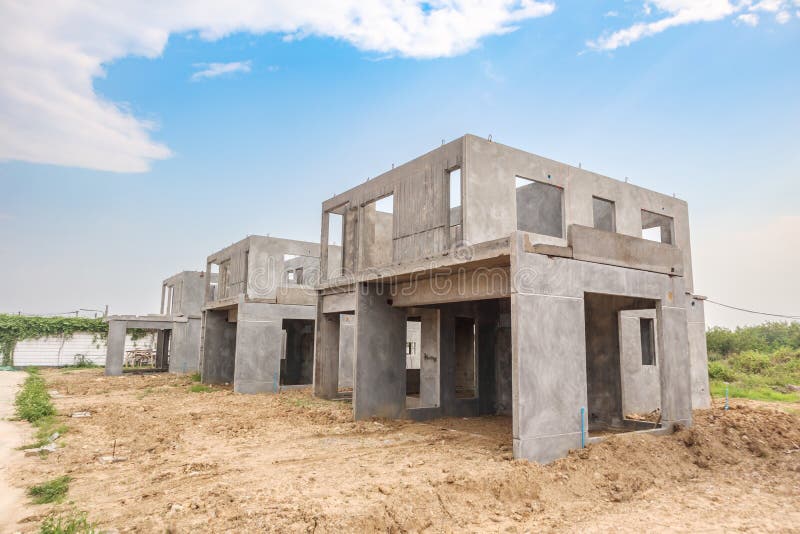 Construction Residential New House with Prefabrication System in ...