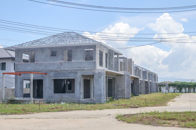 Construction Residential New House with Prefabrication System in ...